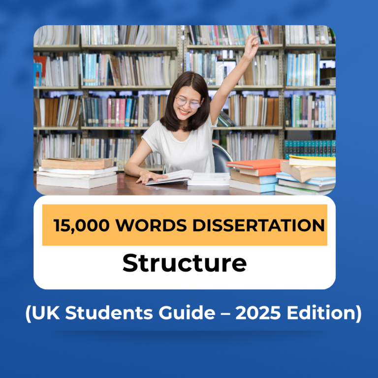 How To Structure A 15000 Word Dissertation
