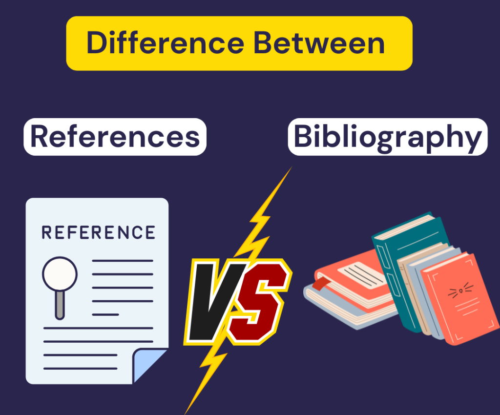 Difference Between References And Bibliography